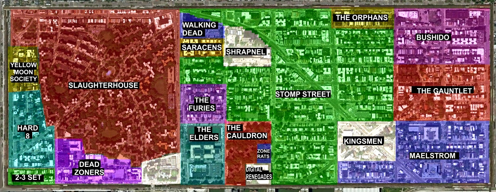 Gangs Of The Combat Zone